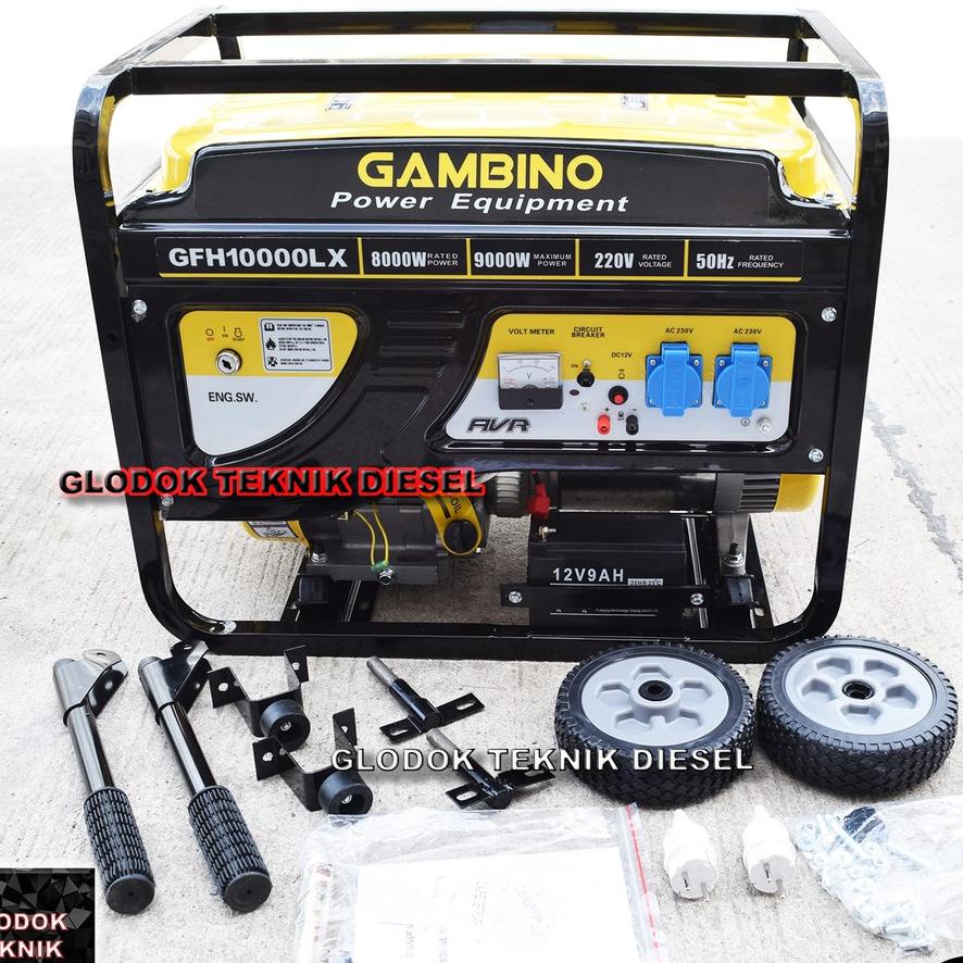 Jual Genset Bensin 8000 W Gasoline Generator Listrik 9000 Watt | Shopee ...