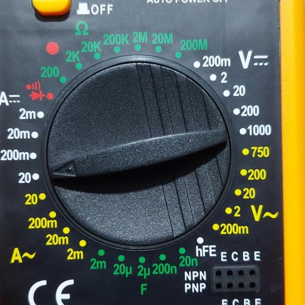 Jual multimeter multi avo tester alat ukur volt meter digital besar ...