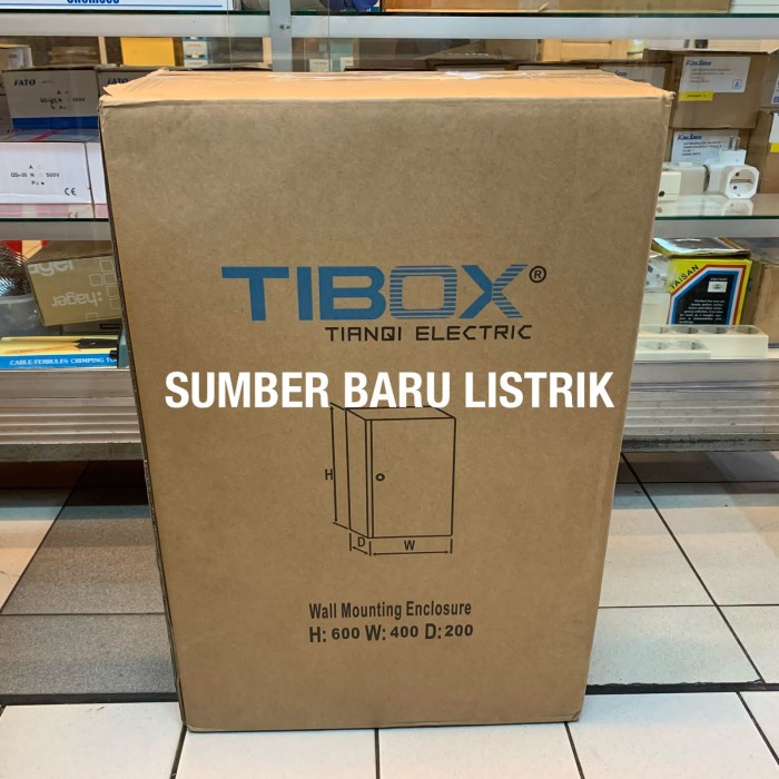 Jual Tibox Sheet Steel Box Panel Besi Size 600x400x200 mm Type T-6040/ ...