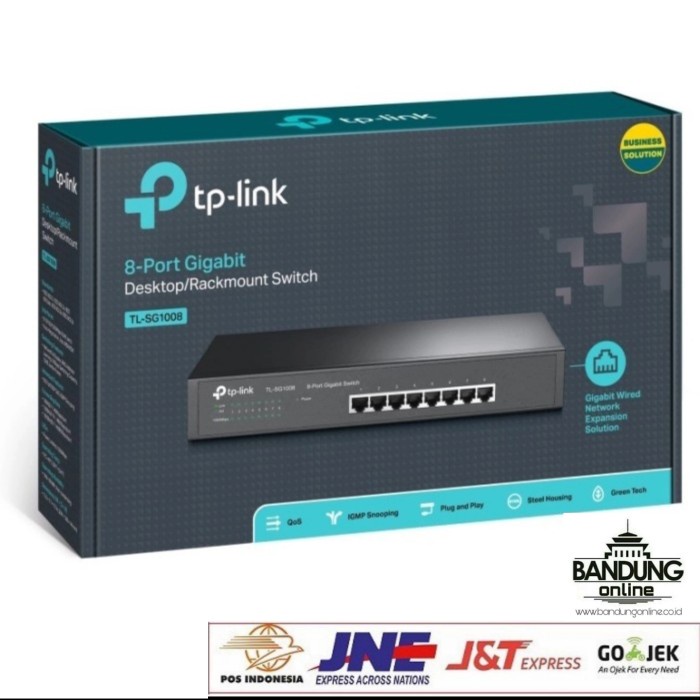 Jual TP-Link TL-SG1008 8 Port Gigabit Desktop Rackmount Switch | Shopee ...