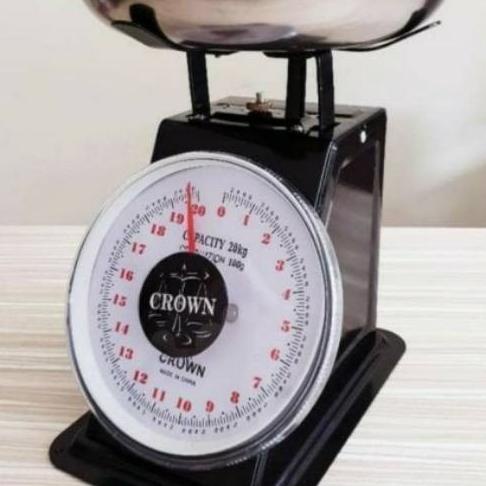 Jual Timbangan Duduk 5Kg-10Kg-15Kg-20Kg / Timbangan 10Kg Vietnam Quality Crown / Timbangan Nhon ...