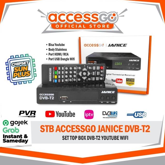 Jual Set Top Box STB DVB-T2 Wifi AccessGo Body Full Metal Garansi Resmi ...