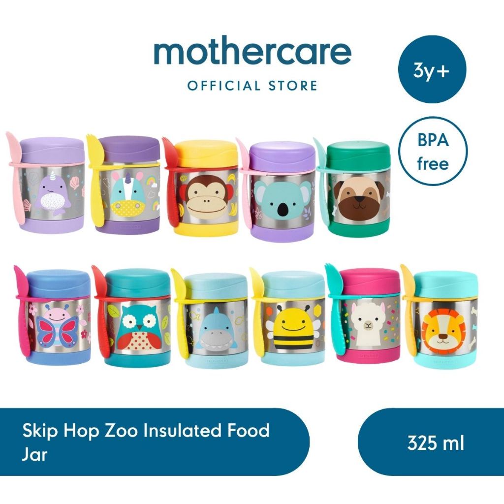 Jual Skip Hop Zoo Insulated Little Kid Food Jar - Termos Makanan Anak ...
