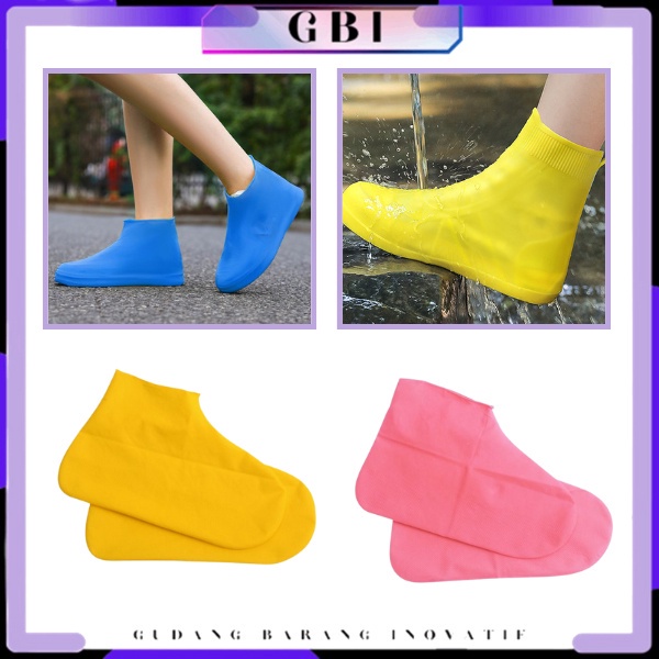 Jual GBI Sarung Pelindung Sepatu Karet Silikon Silicone Cover Sepatu ...
