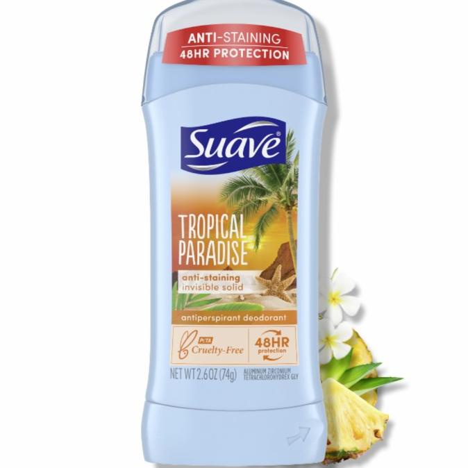 Jual Suave Tropical Paradise Invisible Solid Antiperspirant Deodorant ...