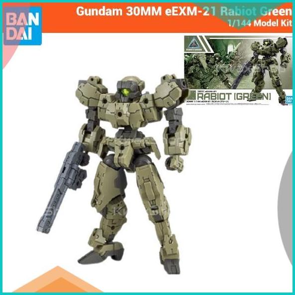 Jual BANDAI Gundam 30MM eEXM-21 Rabiot Green 1/144 Model Kit 61326 ...
