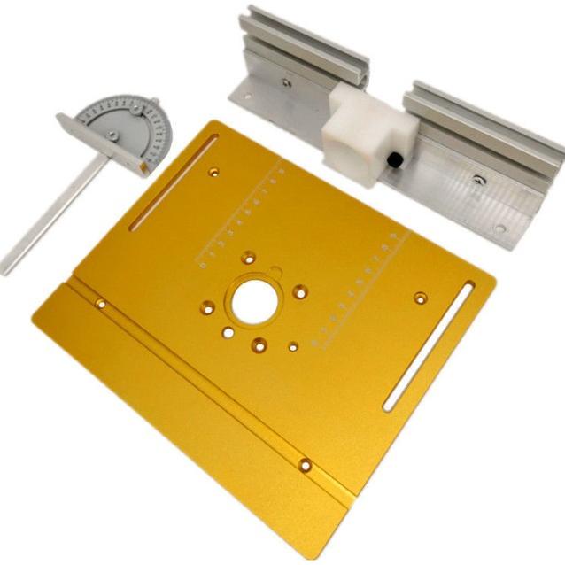 Jual Plat Meja Router Aluminum Alloy Alat Bantu Potong Ukir Kayu Plat ...