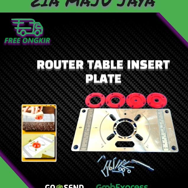 Jual Router plate insert plate router table meja roter meja trimer ...