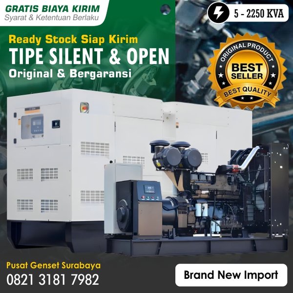 Jual GENSET SILENT 25 Kva - Perkins / Cummins / Isuzu / Emerald | Shopee Indonesia