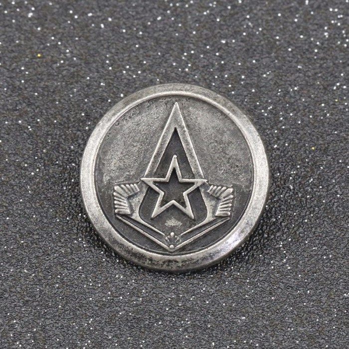 Jual Assassins Creed Russian Brotherhood Logo Symbol Insignia Brooch ...