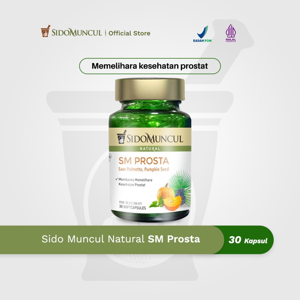 Jual Sido Muncul Natural SM Prosta 30'k - Buang Air Kecil Lancar Prostat Sehat | Shopee Indonesia