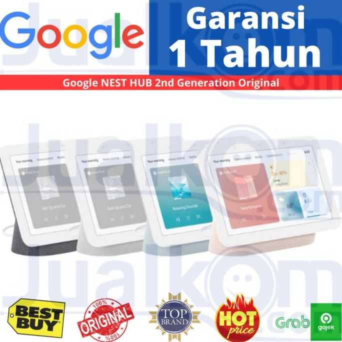 Jual Google NEST HUB 2nd Generation Smart Display Assistant Original ...