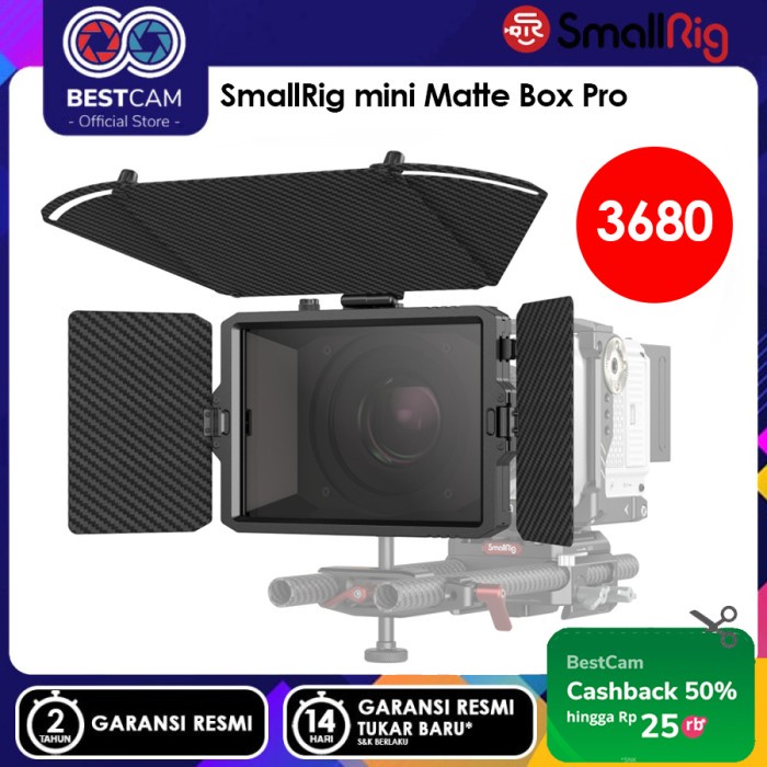 Jual SMALLRIG MINI MATTE BOX PRO 3680 | Shopee Indonesia