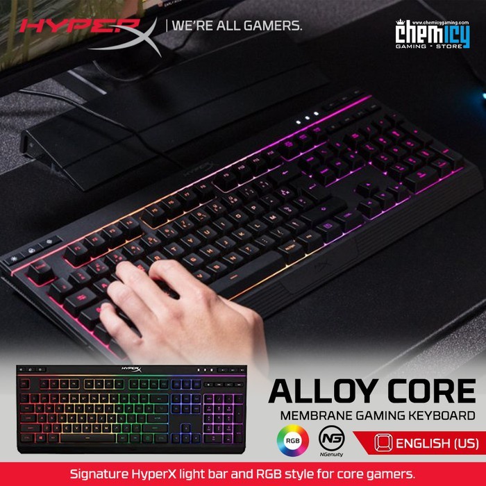 Jual HyperX Alloy Core RGB Gaming Keyboard | Shopee Indonesia