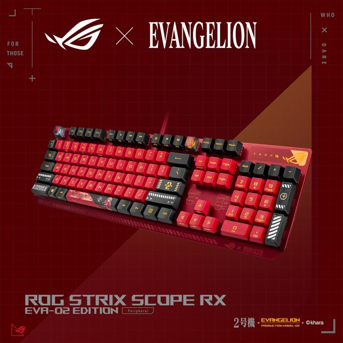 Jual ASUS ROG STRIX SCOPE RX EVA-02 EDITION ROG RX RED GAMING KEYBOARD ...