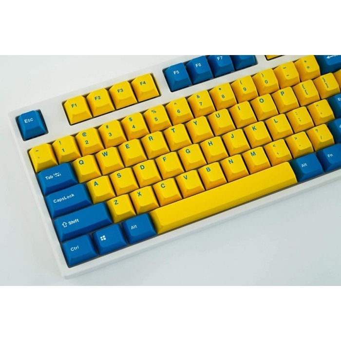 Jual Leopold FC750R Yellow Blue White Mechanical - Gaming Keyboard ...