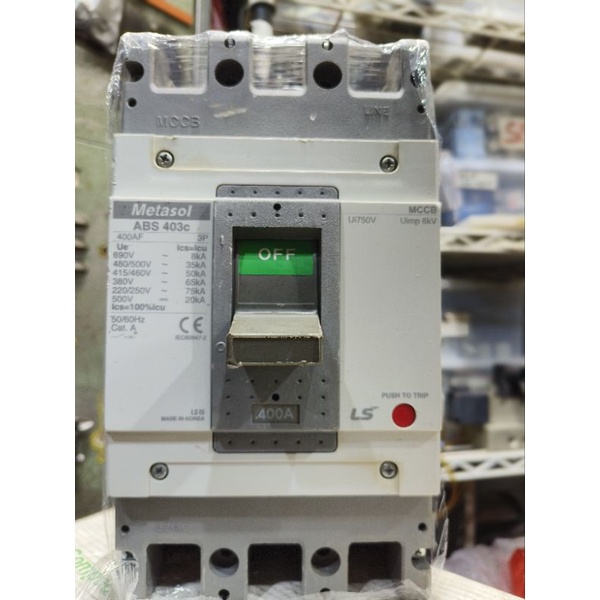 Jual BREAKER LS 3P 400A/MCCB LS ABS 403b 3P 400A | Shopee Indonesia