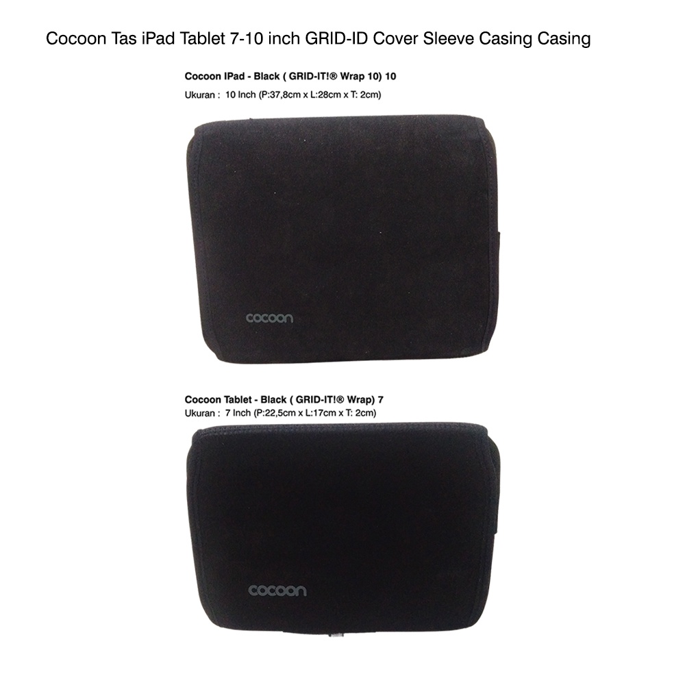 Jual Cocoon Tas iPad Tablet 7-10 inch GRID-ID Cover Sleeve Casing ...