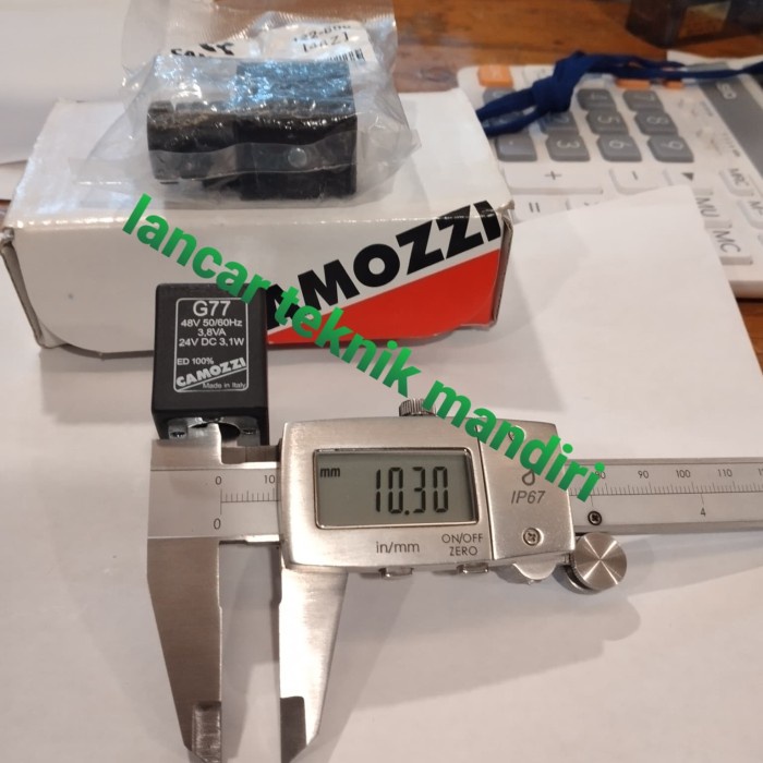 Jual coil solenoid valve camozzi type G77 24VDC | Shopee Indonesia