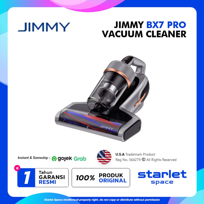 Jual JIMMY BX7 Pro Anti Dust Mite UV Vacuum Cleaner Ultrasonic Bed Sofa | Shopee Indonesia
