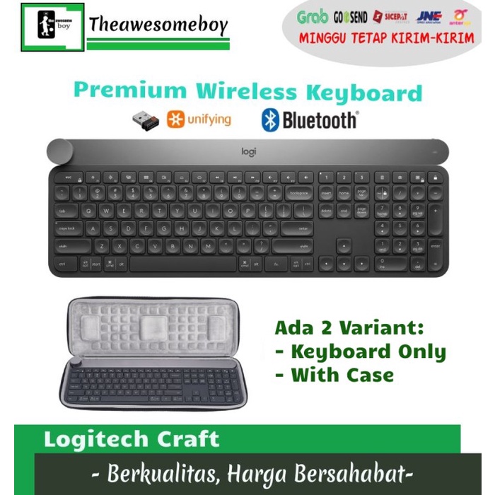 Jual Logitech Craft Wireless Keyboard Intelligent Control Adobe ...