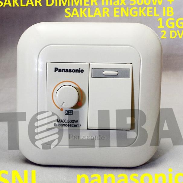 Jual Saklar Engkel + Saklar Dimmer 500W Sni / Saklar Peredup Lampu ...