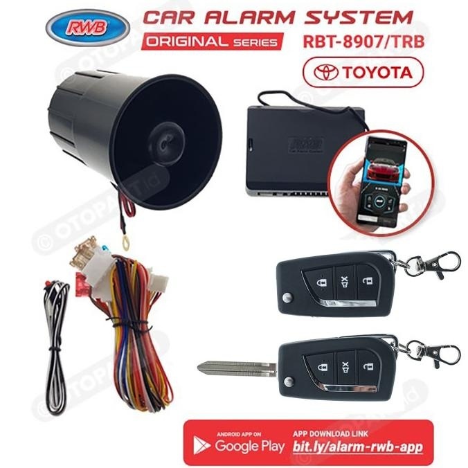 Jual Alarm Mobil RWB Original Kontrol Lewat Aplikasi HP Android RBT ...