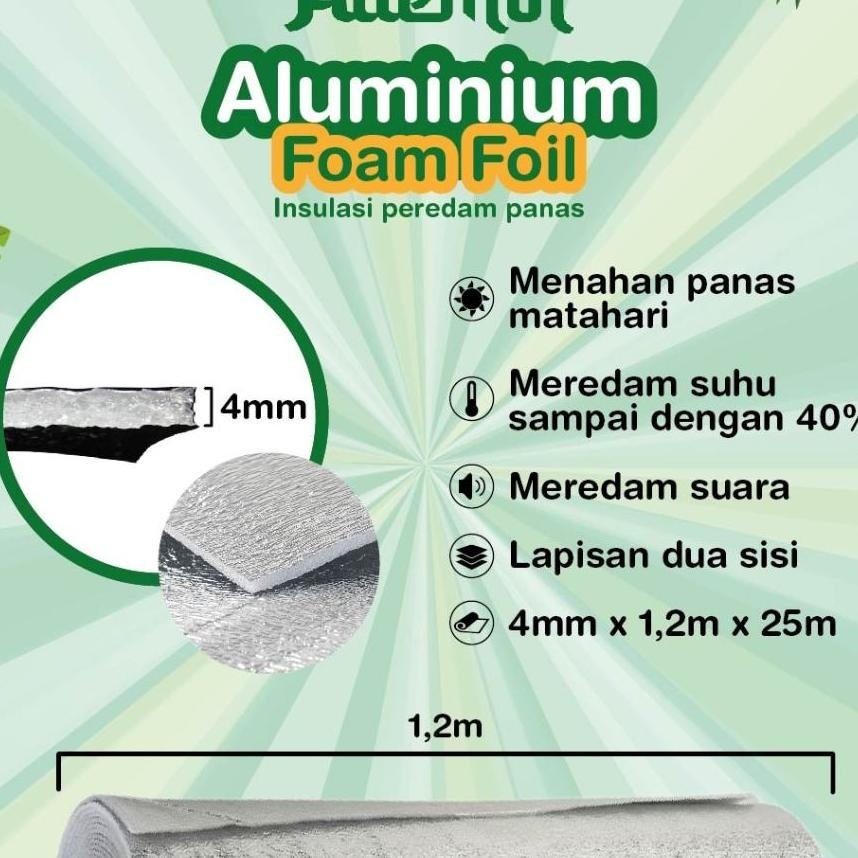 Jual Alunium Pe-Foam Insulasi Atap Peredam Panas Aden 120 Cm X 25 M ...