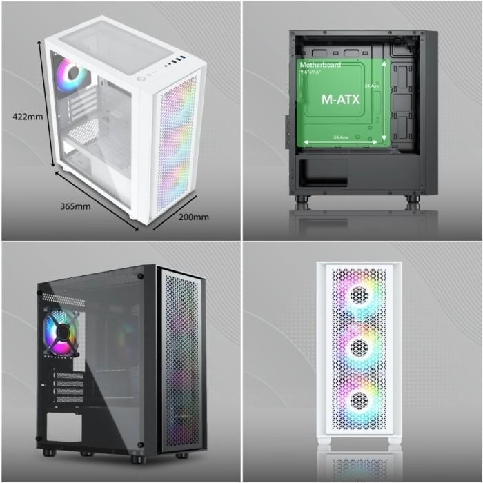Jual Casing Infinity Horus V2 - Matx Gaming Case | Shopee Indonesia