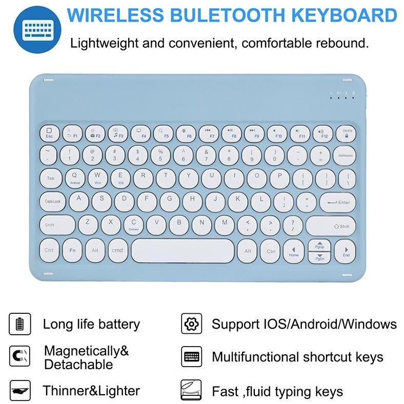 Jual Goojodoq Bluetooth Keyboard Pad Phone Tablet Wireless Keyboard