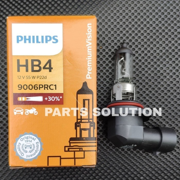 Jual Bohlam Lampu Standar PHILIPS HB4 Premium Vision 12V 55W P22d ...