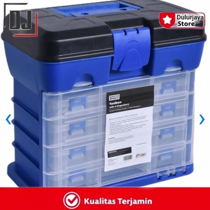 Jual Krisbow Tool Box Kotak Perkakas Kompartemen Tamiya - Biru | Shopee ...