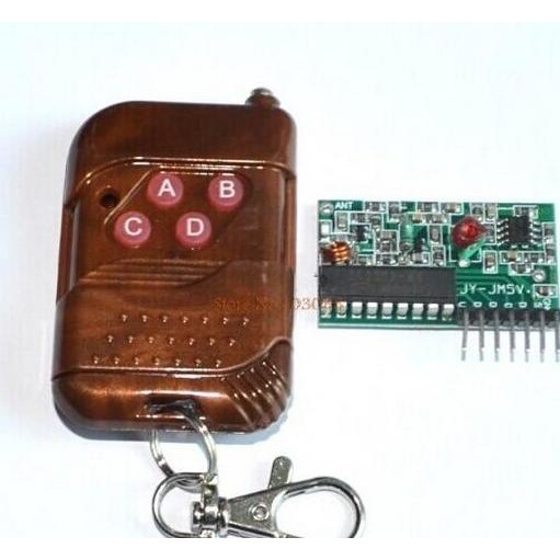 Jual Remote Control Wireless RF 4 Channel Tombol Receiver Arduino ...