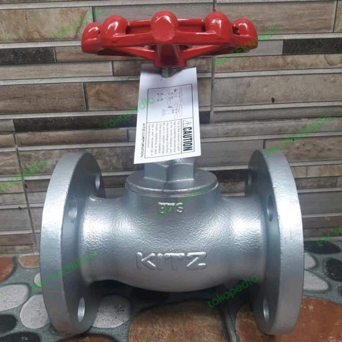 Jual Baru Globe Valve Kitz 1 Inch Jis 10K Berkualitas | Shopee Indonesia