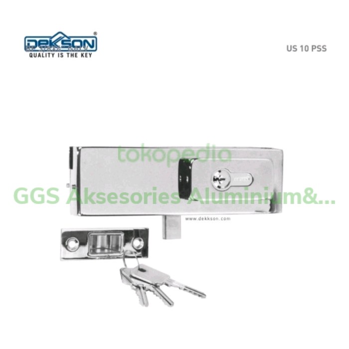 Jual [Baru] Kunci Pintu Kaca Tempered Us 10 Dekkson Pss Original Terbatas | Shopee Indonesia