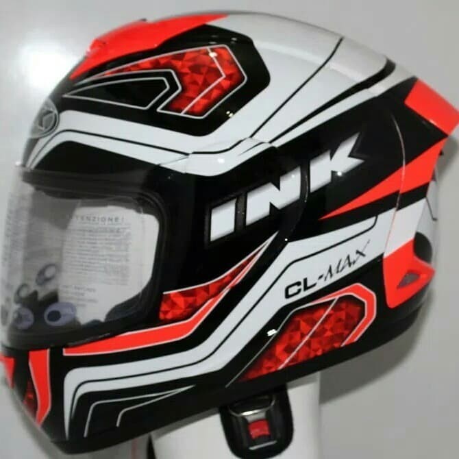 Jual [New] Helm Ink Cl Max Seri 5 White Red Fluo Helm Full Face Diskon ...