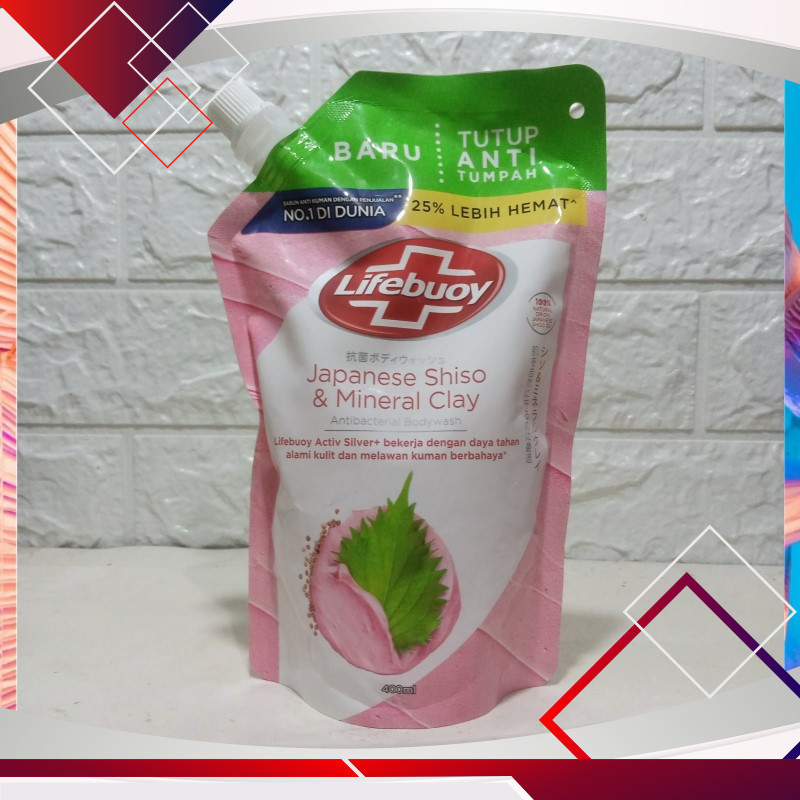 Jual Lifebuoy Refill Body Wash Japanese Shiso & Mineral Clay 400ml | Shopee Indonesia