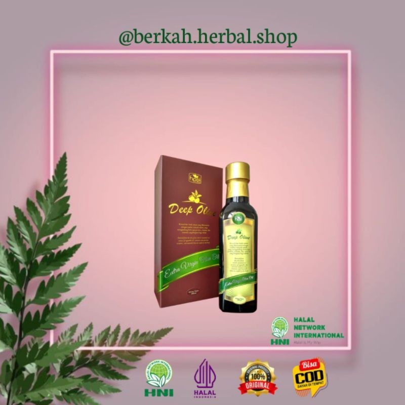 Jual Deep Olive HNI HPAI || Extra Virgin Olive Oil || Minyak Zaitun 250 ...