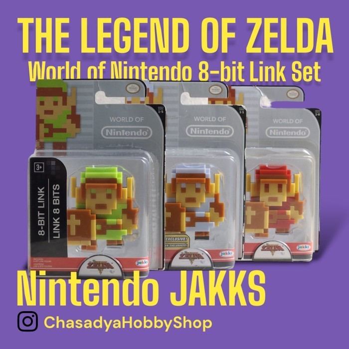 Jual [Ori] Jakks World Of Nintendo 8-Bit The Legend Of Zelda - Link ...