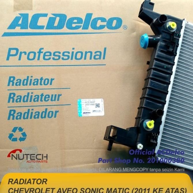 Jual Radiator Chevrolet AVEO SONIC Matic AT ORI Original ACDelco GM ...