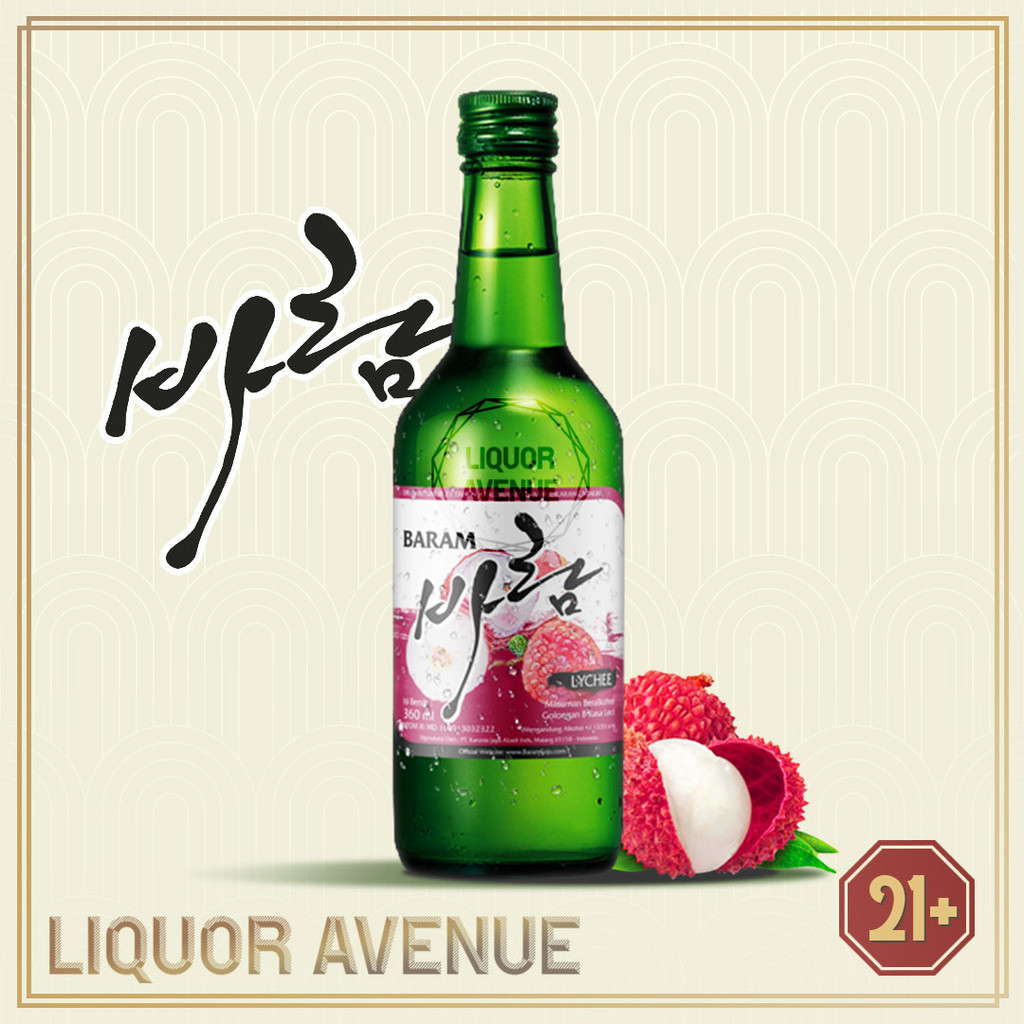 Jual BARAM Lychee Leci Soju 360ml | Shopee Indonesia