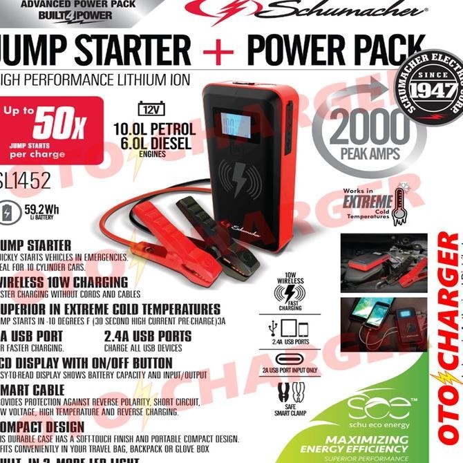 Jual Jumper Aki Extreme Power Bank 2000A Peak (Mesin Cc Besar/ Diesel ...