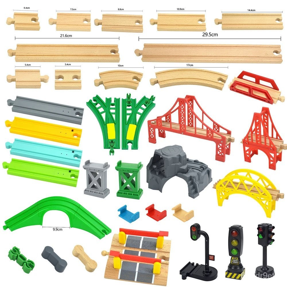 Jual Semua Jenis Essories Beech Mainan Rel Kereta Api Kayu Cocok untuk ...