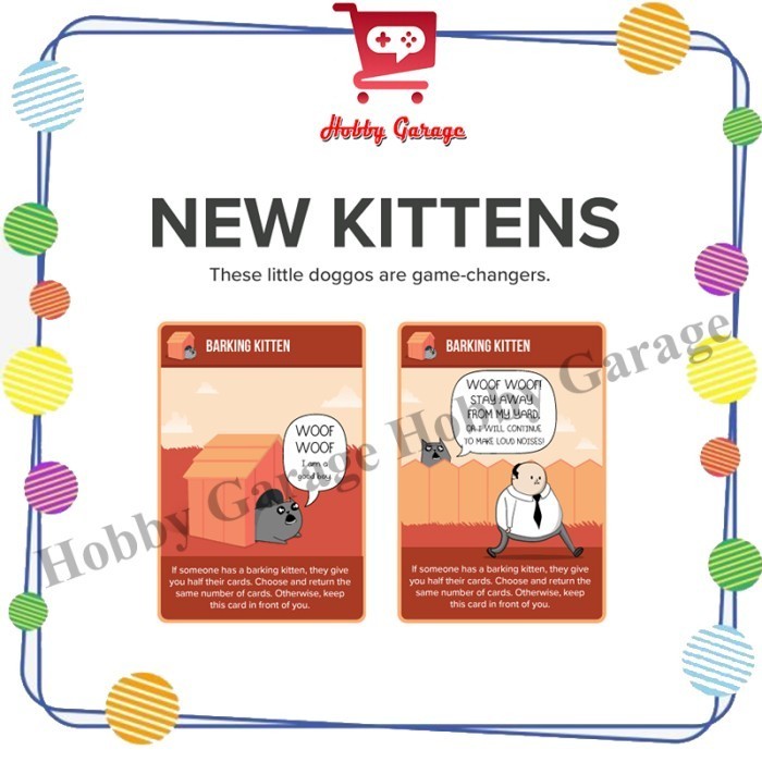 Jual Barking Exploding Kittens Ard Games 3Rd Expansion Kitten D Game ...