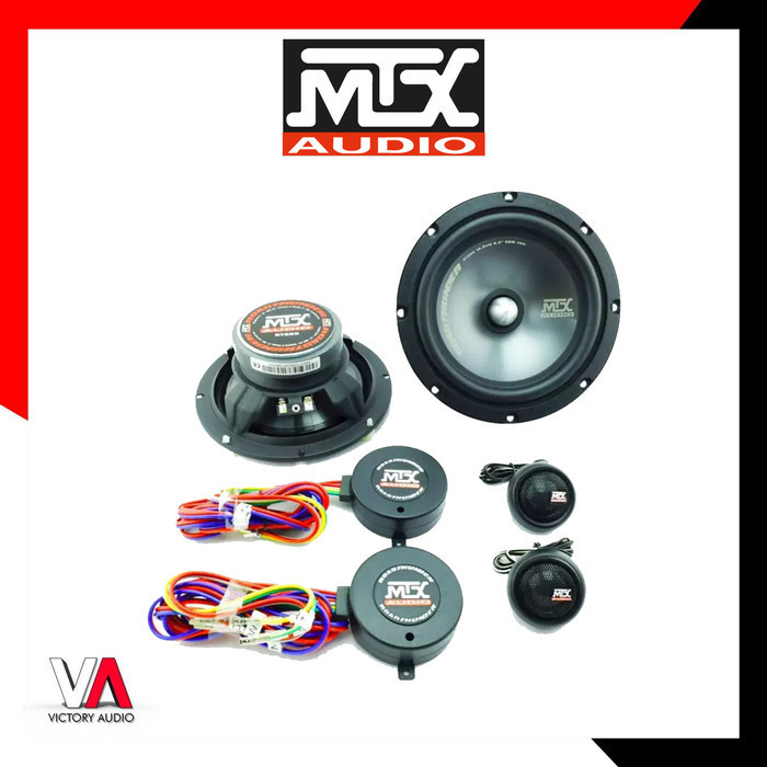 Jual [Baru] Speaker Split 2-Way Component Mtx Audio Rts65 Road Thunder ...