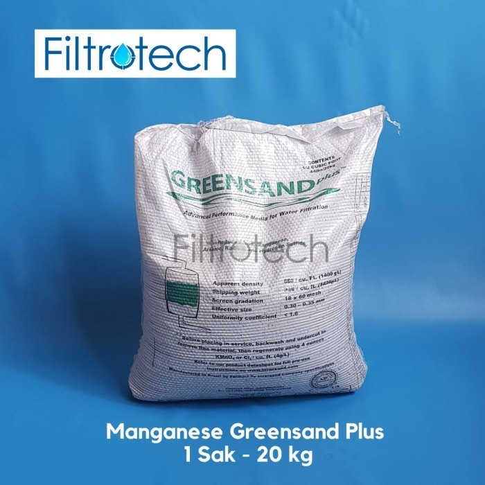 Jual Manganese Greensand Plus ex. Brazil 20kg / 1 Sak KHUSUS GOJEK DAN GRAB | Shopee Indonesia