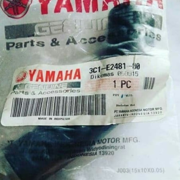 Jual ORI 3C1-E2481-00 SELANG RADIATOR KIRI VIXION ( YAMAHA JP GROUP ...