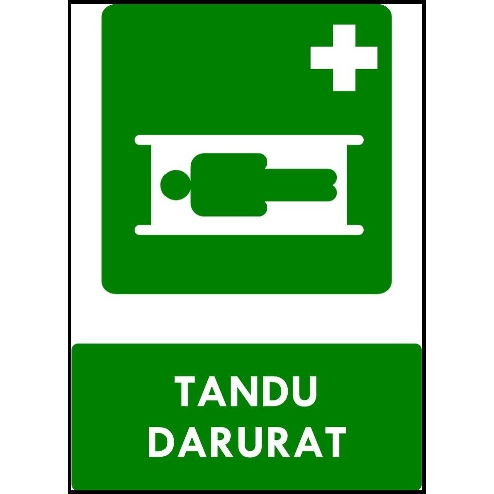 Jual Sign Sticker Rambu Tandu Darurat Stiker K3 | Shopee Indonesia