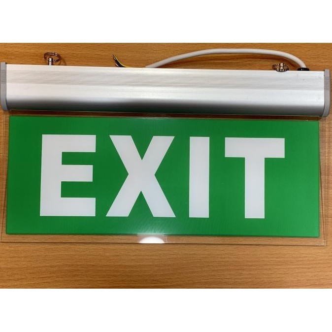 Jual lampu exit led lampu petunjuk darurat emergency exit lamp acrylic ...
