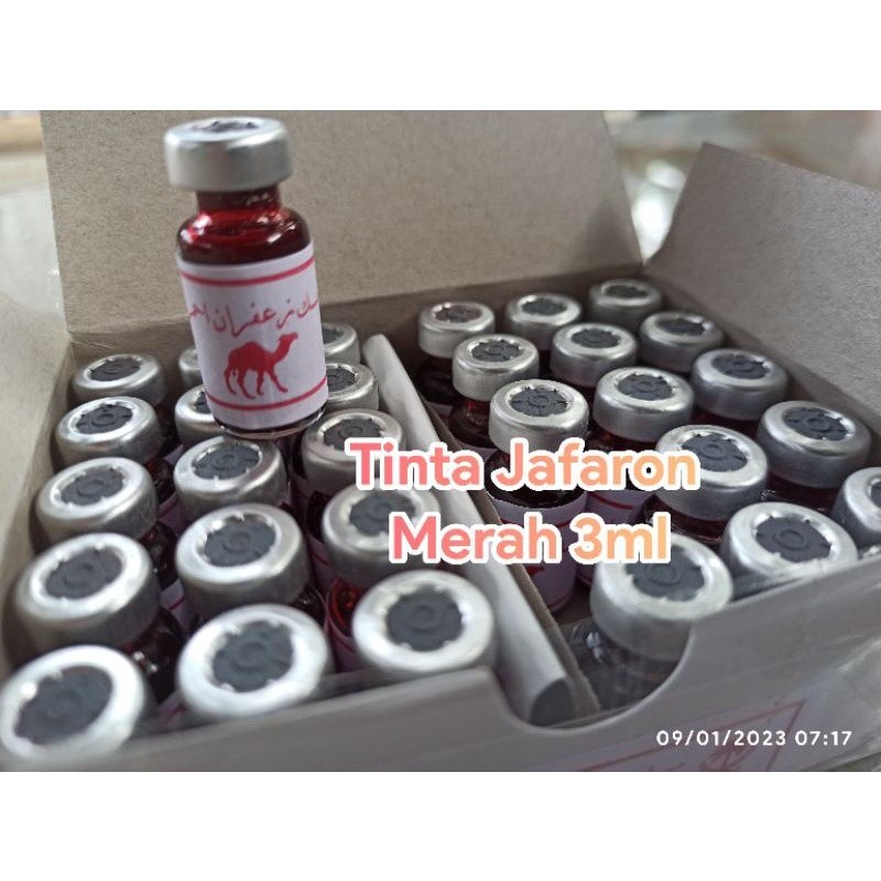 Jual Tinta Jafaron Merah Jafaron Emas 1 pak besar isi 30pcs | Shopee ...